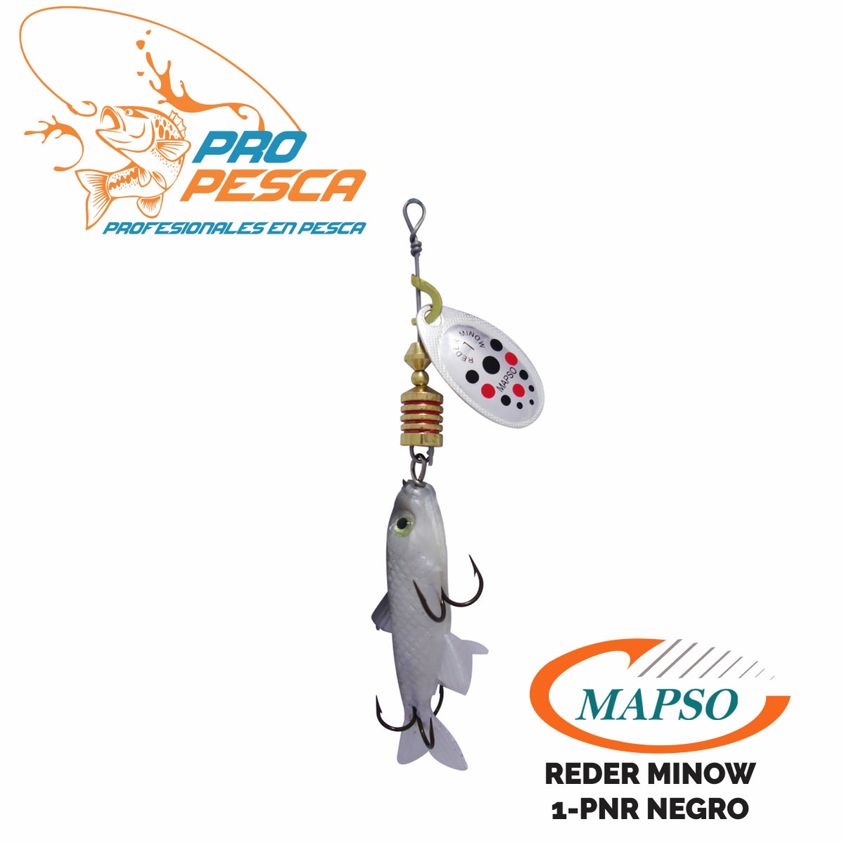 Cuchara Mapso Reder Minnow #1 - 4.00gr – Pro Pesca